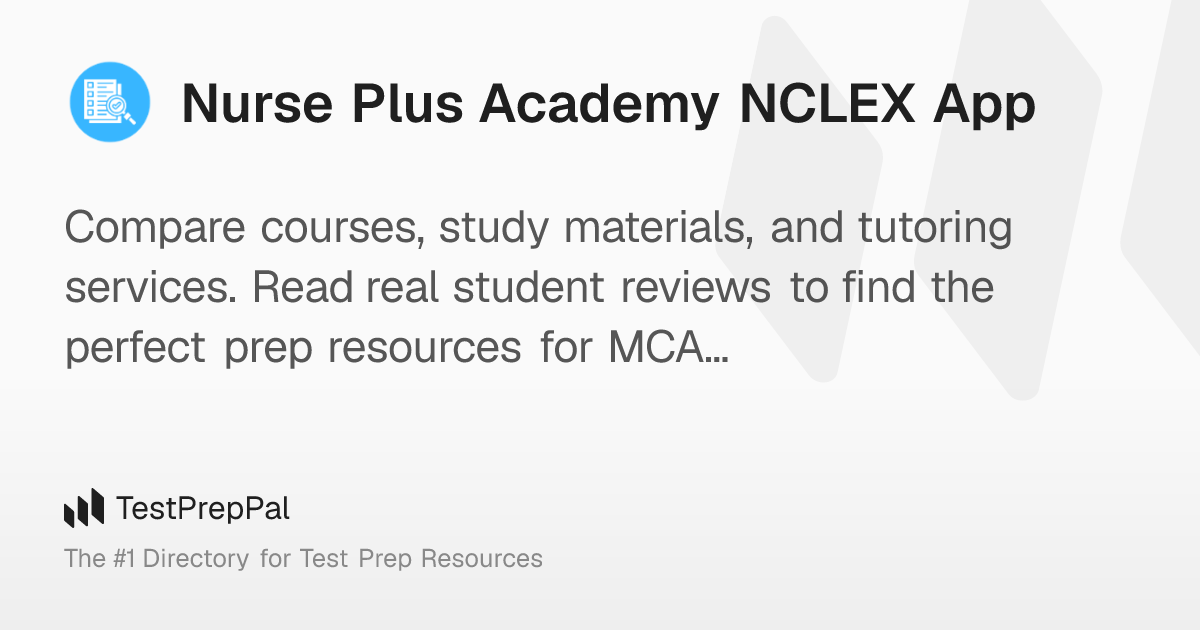Nurse Plus Academy NCLEX App – TestPrepPal